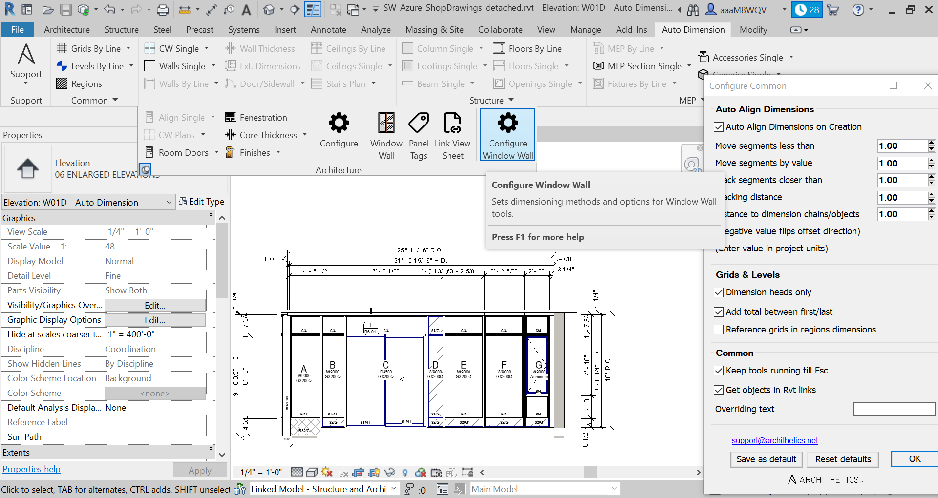 Auto Dimension Pack For Revit Archithetics Design Studio